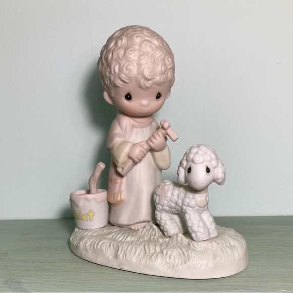Accents | Precious Moments His Sheep Am I 1981 Figurine | Poshmark